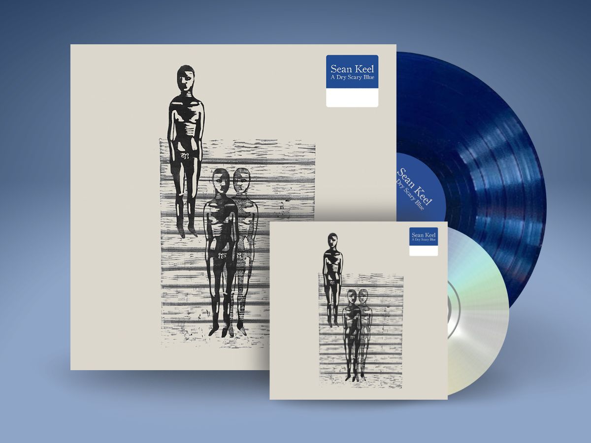 Sean Keel - a dry scary blue (Blue Vinyl + CD) – Icons Creating Evil Art